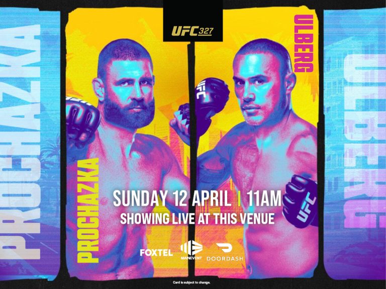 UFC 327: Procházka vs Ulberg - Harrigan's Cameron Park